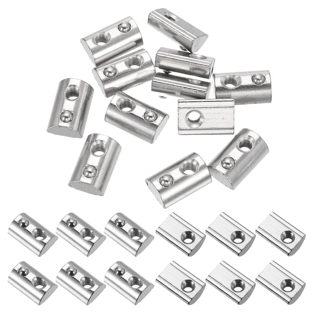 M6 Half Round Roll in Spring T Nuts 4545 Series Carbon Steel T Slot ...