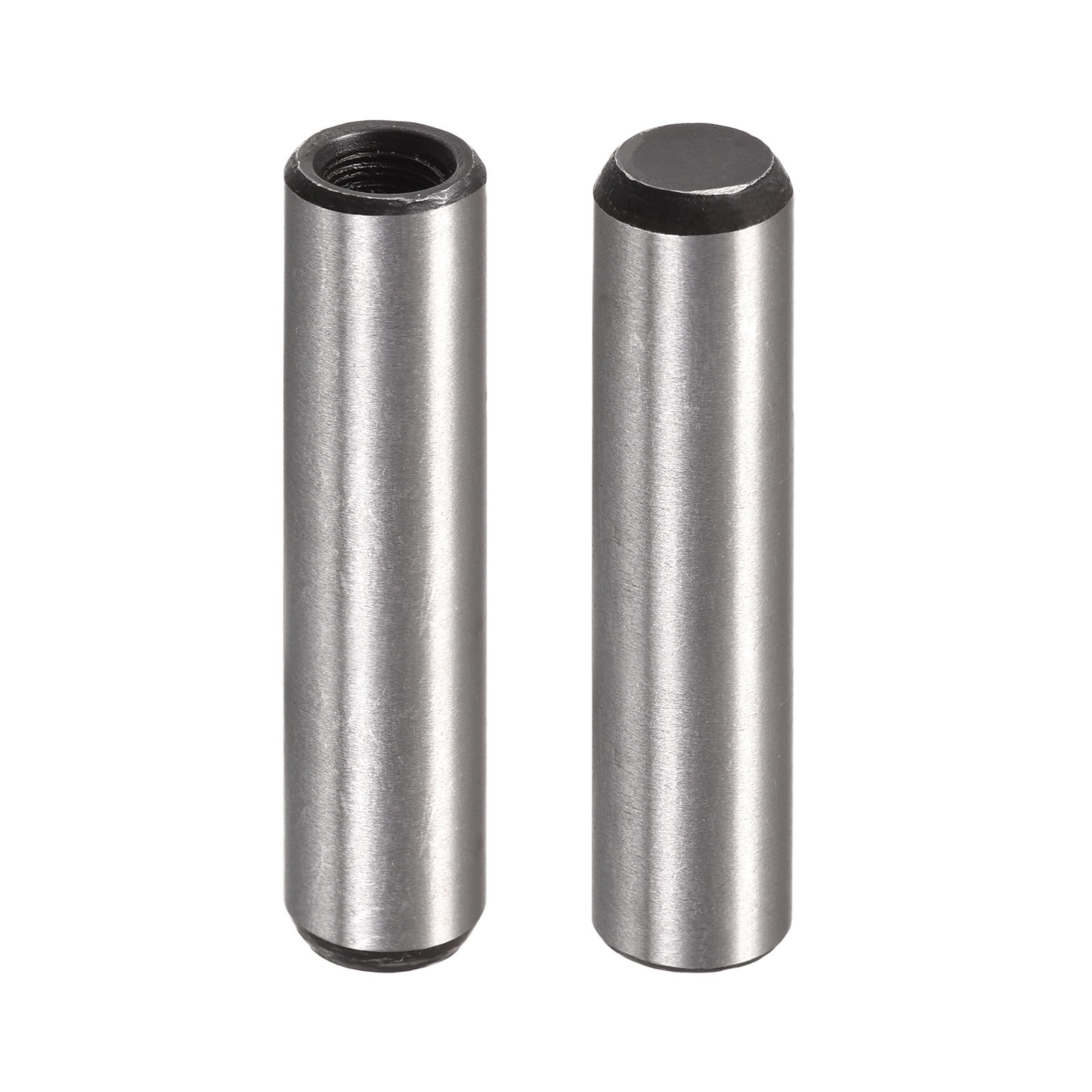M6 Internal Thread Dowel Pin 2 Pack 10x40mm Chamfering Flat Carbon ...