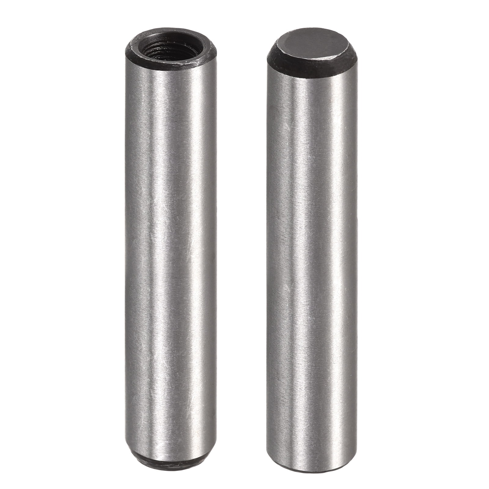 M6 Internal Thread Dowel Pin 2 Pack 10x45mm Chamfering Flat Carbon ...