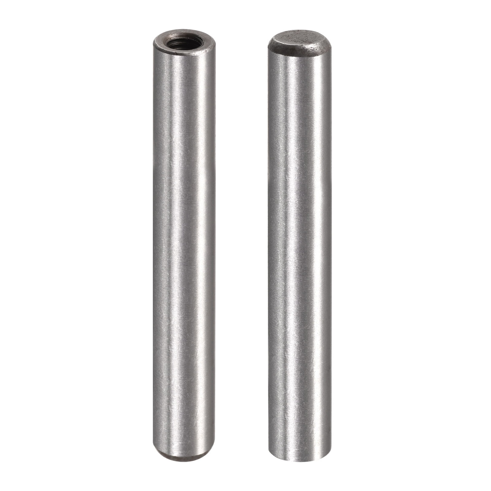M6 Internal Thread Dowel Pin 2 Pack 10x70mm Chamfering Flat Carbon ...