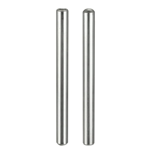 M6 Internal Thread Dowel Pin 2 Pack 12x140mm Chamfering Flat Carbon ...