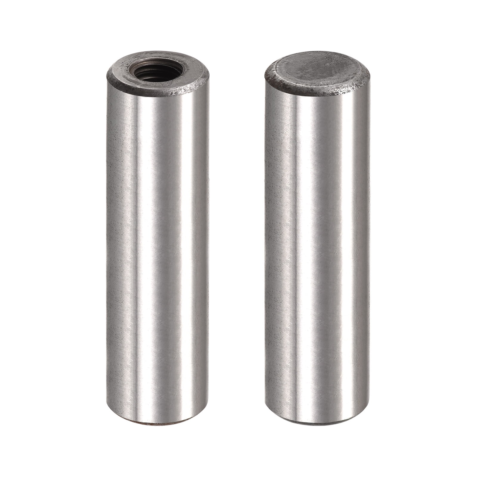 M6 Internal Thread Dowel Pin 2 Pack 12x40mm Chamfering Flat Carbon ...