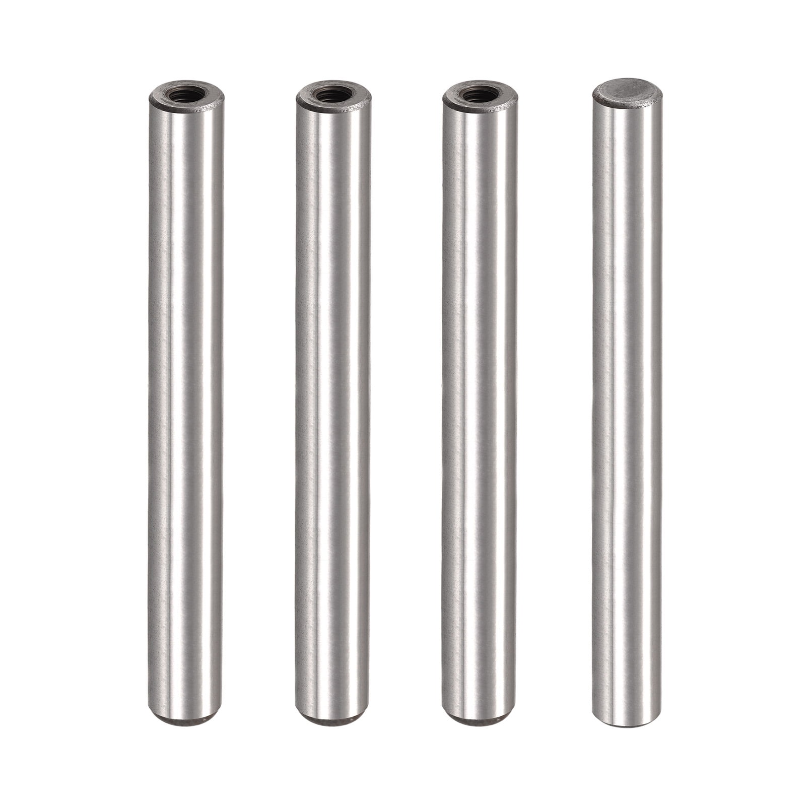 M6 Internal Thread Dowel Pin 4 Pack 12x100mm Chamfering Flat Carbon ...