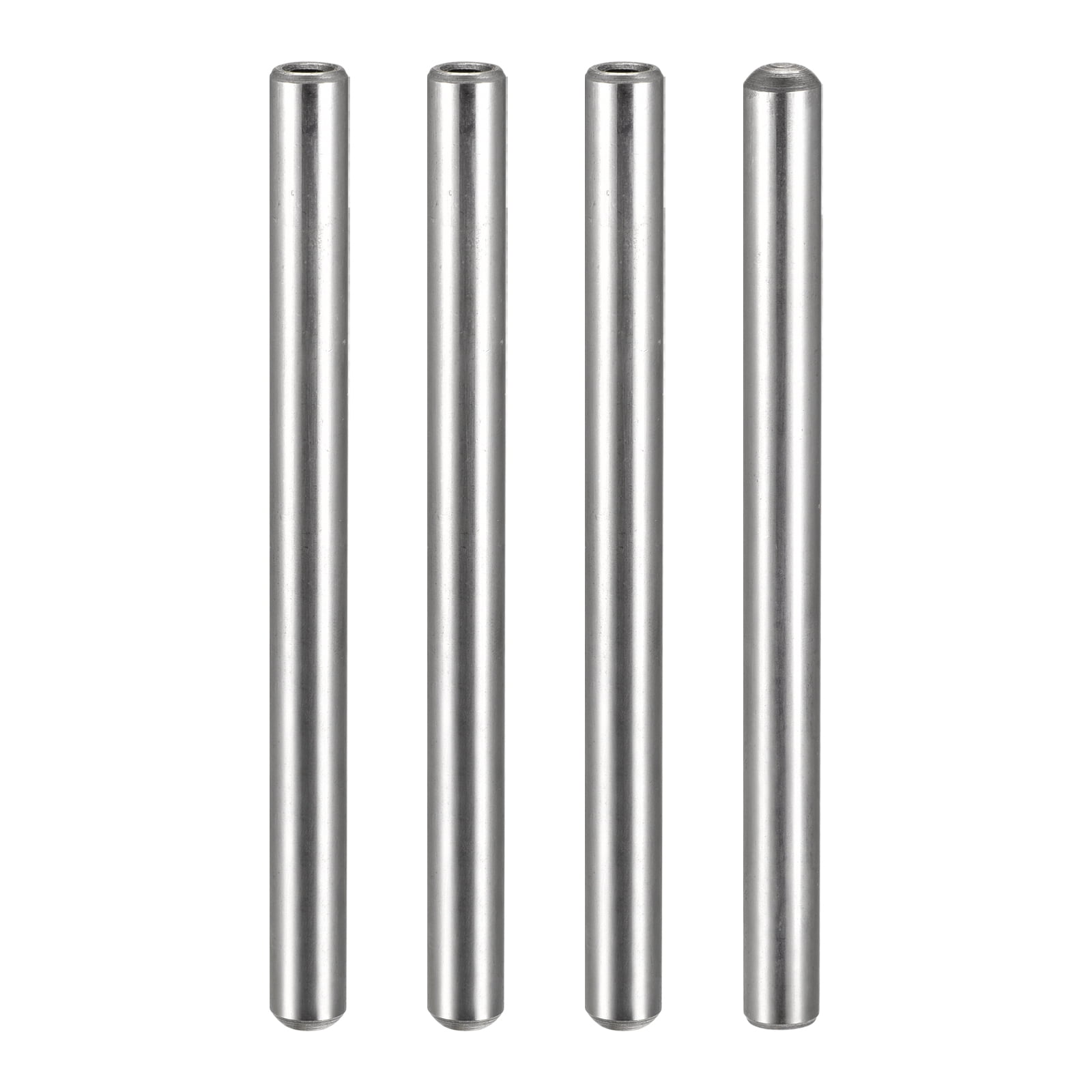 M6 Internal Thread Dowel Pin 4 Pack 12x150mm Chamfering Flat Carbon ...