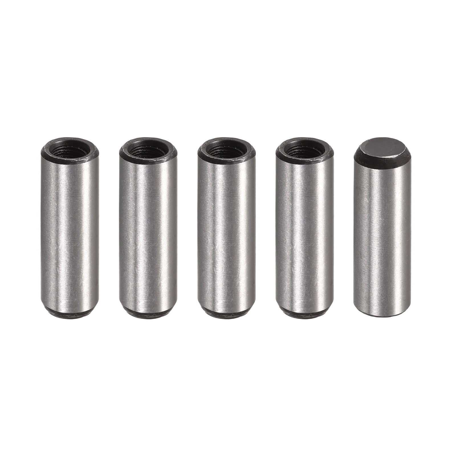 M6 Internal Thread Dowel Pin 5 Pack 10x30mm Chamfering Flat Carbon ...