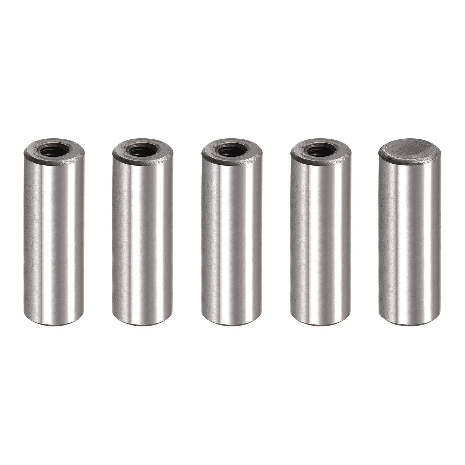 M6 Internal Thread Dowel Pin 5 Pack 12x35mm Chamfering Flat Carbon ...