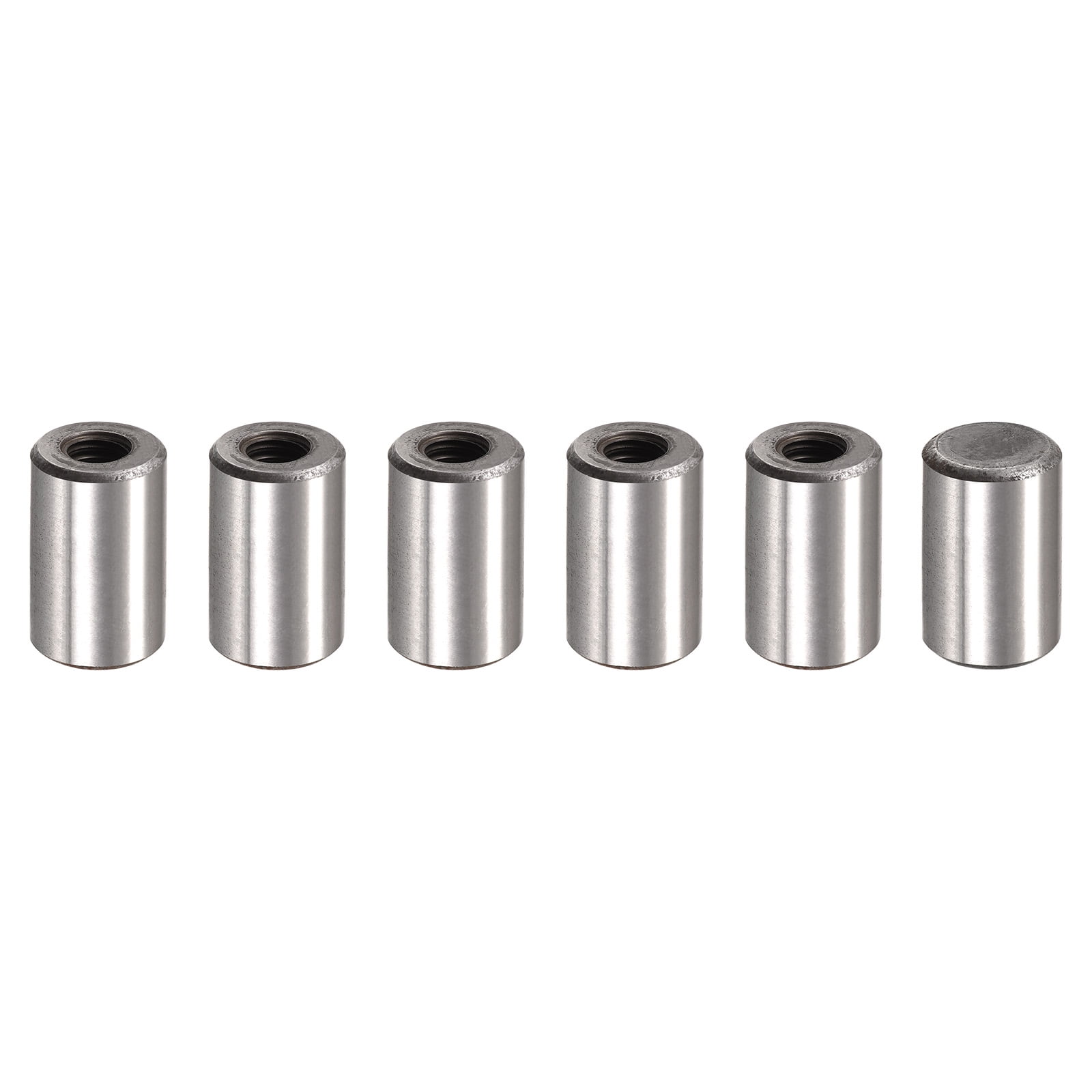 M6 Internal Thread Dowel Pin 6 Pack 12x20mm Chamfering Flat Carbon ...