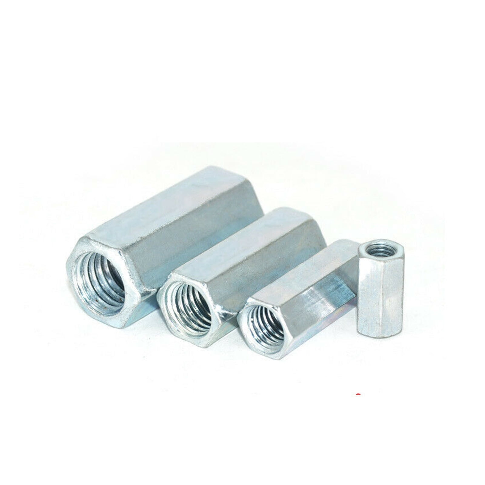 M6-M20 Rod Coupling Long Hex Nuts Carbon Steel Zinc Plated Hexagon ...