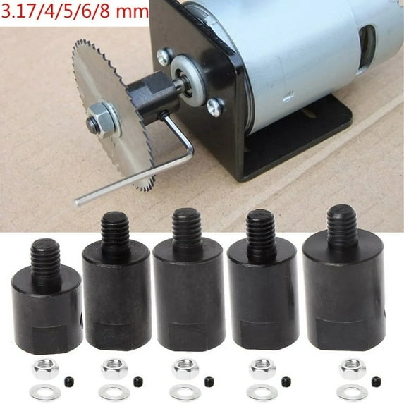 M6 Motor Shaft Coupler Motor Connector Saw Blade Coupling Sleeve Steel ...
