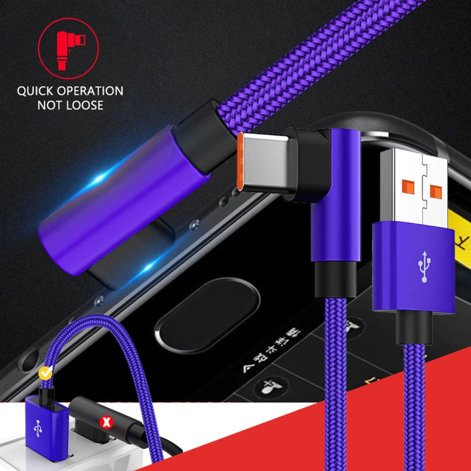 M6 Pro C Type Charging 6ft for Android Phones Charging for S9 Fit E ...