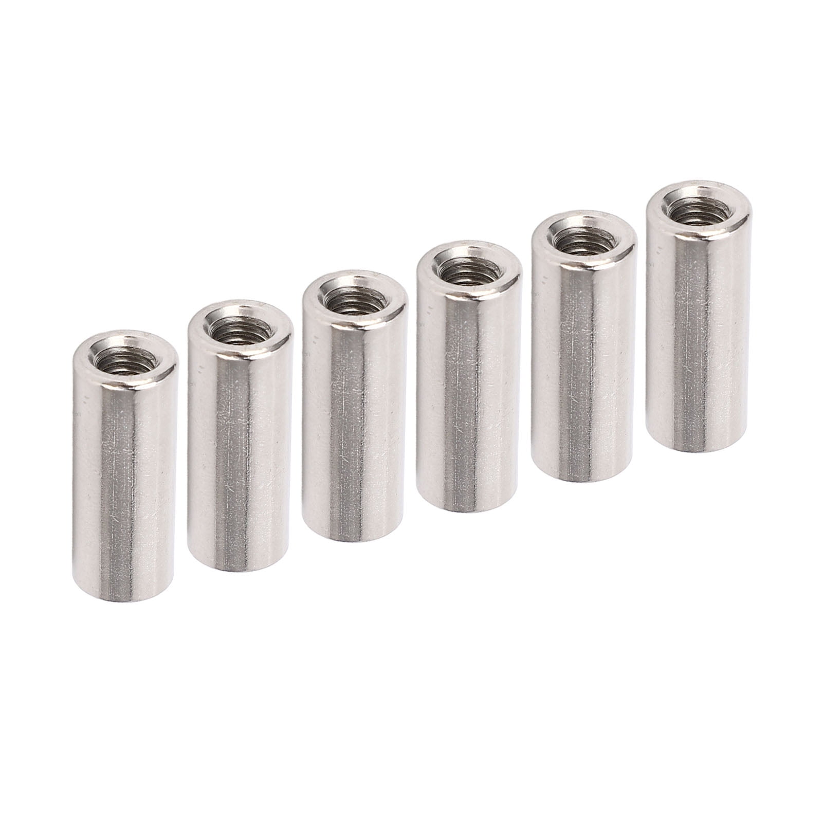 M6 Round Connector Nuts,Stainless Steel Coupling Nut,20 Pcs Round ...