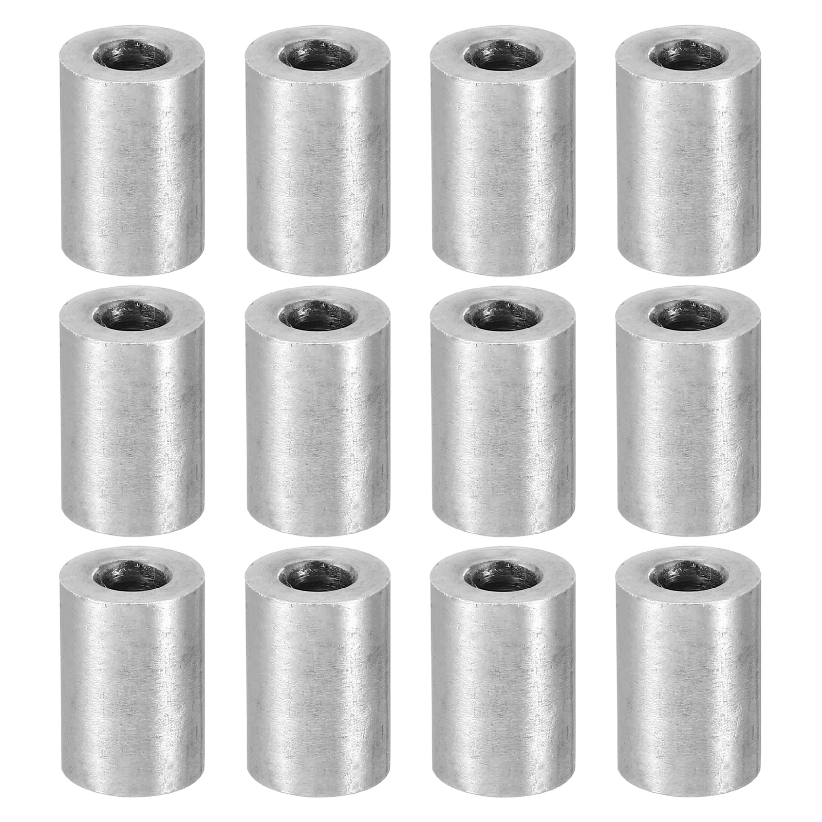 M6 Steel Spacers, 12 Pcs Metal Spacers Steel 6mm ID x 14mm OD x 20mm L ...
