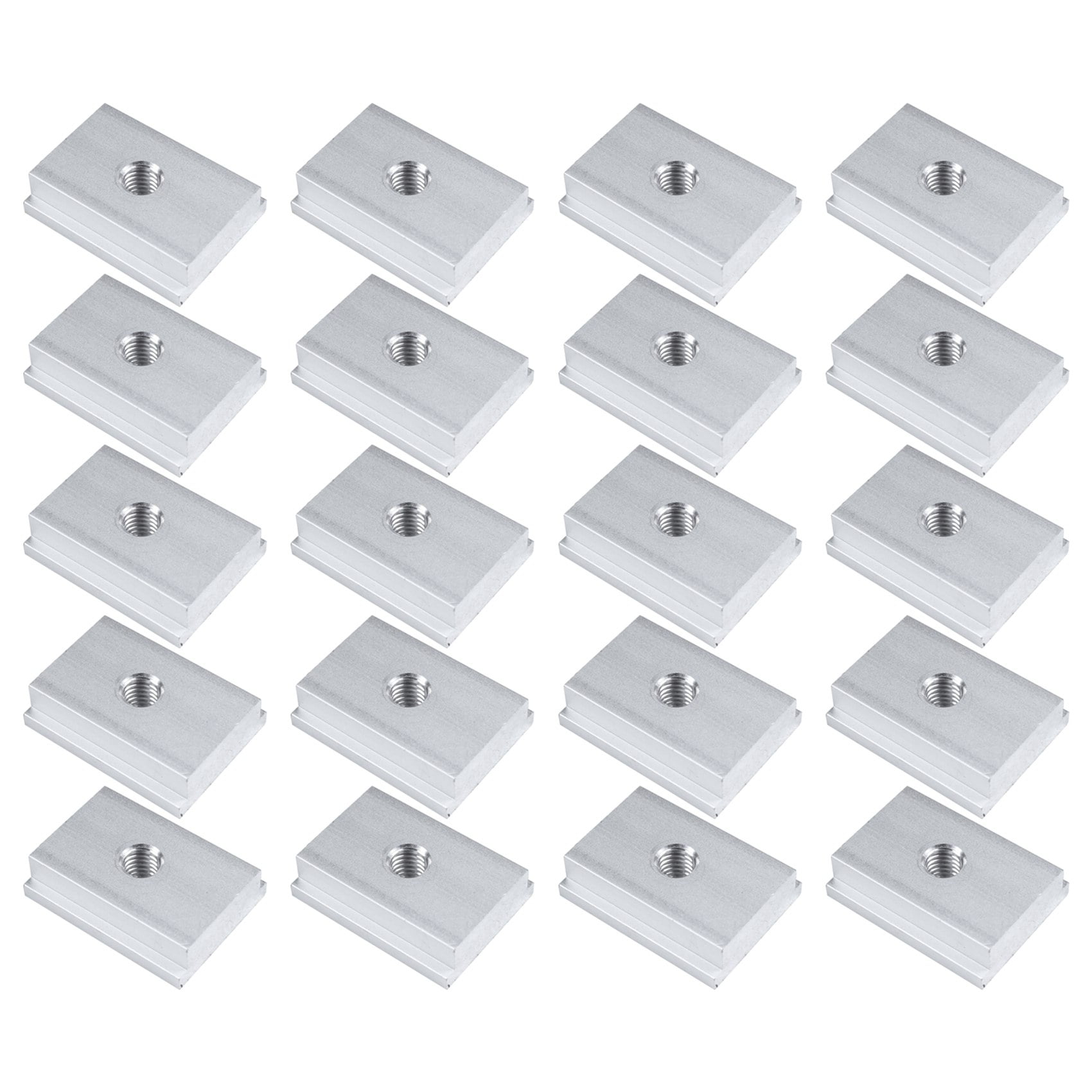 M6 T-Track Slider Sliding Nut Aluminum Alloy T Slot Nut for Woodworking ...