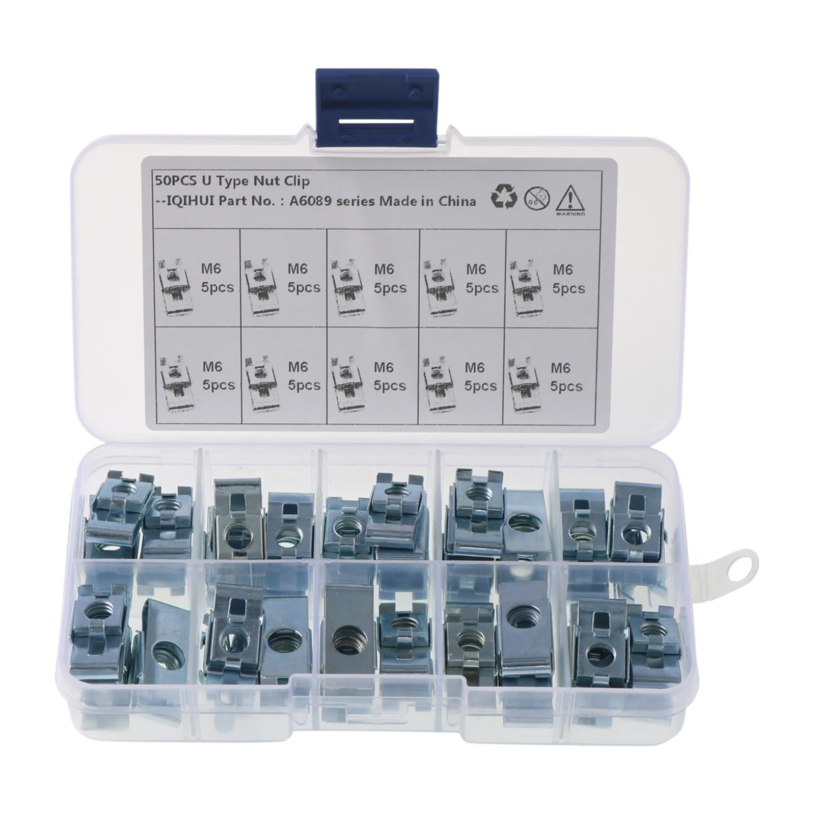 M6 Thread Clip Nut Set Fixing Nut Interior Accessories Fastener for Car ...