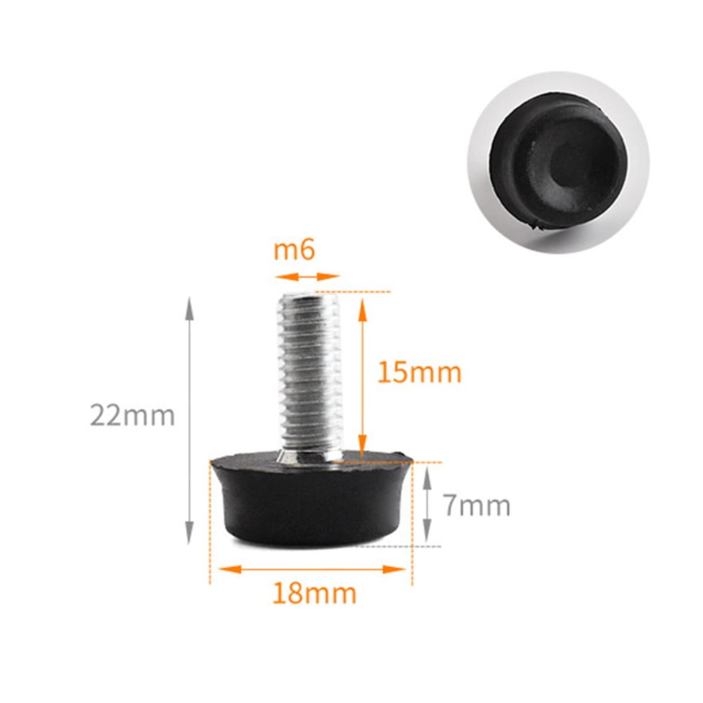 M6 Thread Furniture Glide Leveling Foot Adjuster Scratch Free Solution ...