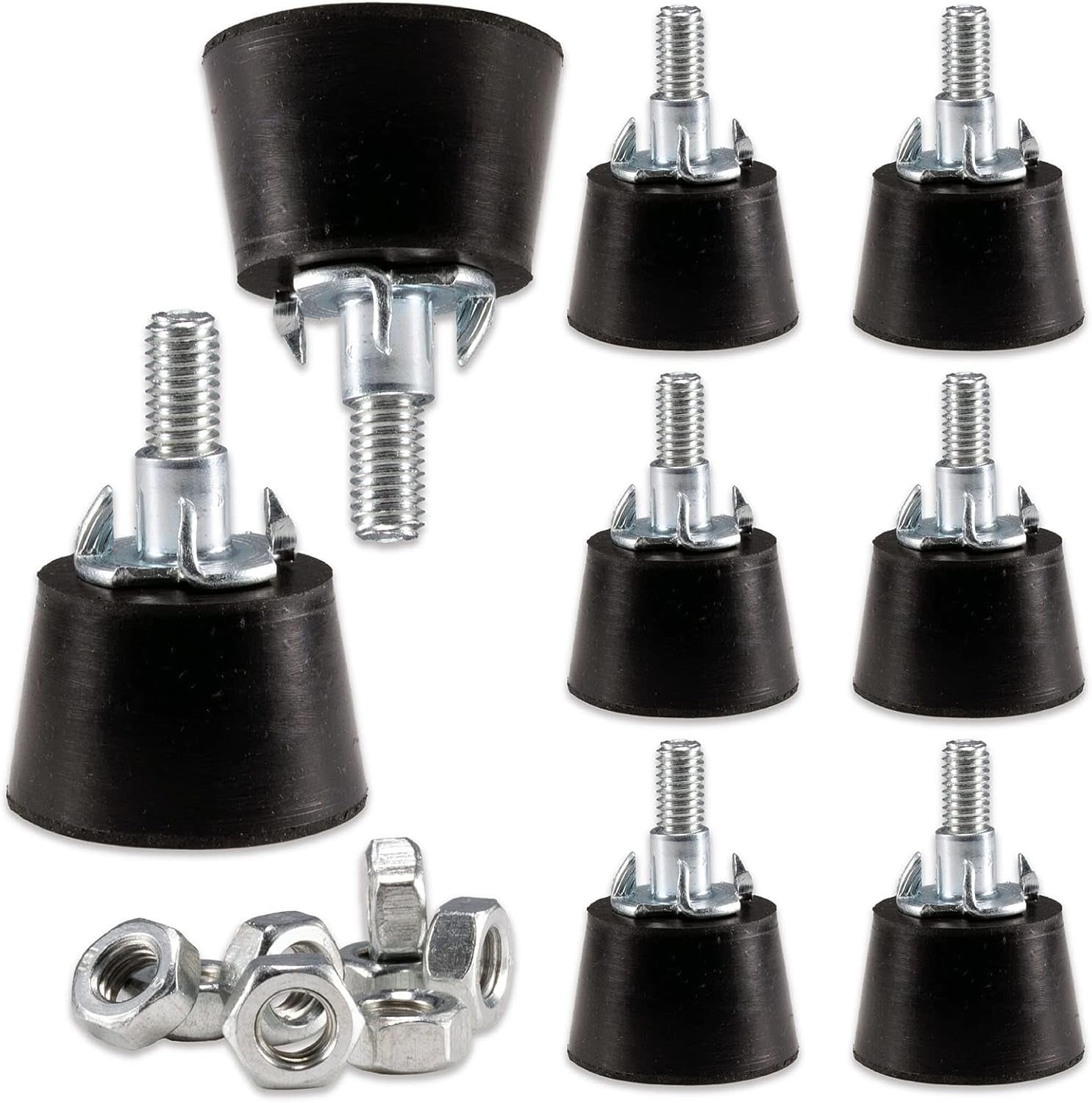 M6 Thread Furniture Leveling Feet Screw in Threaded Furniture Levelers ...