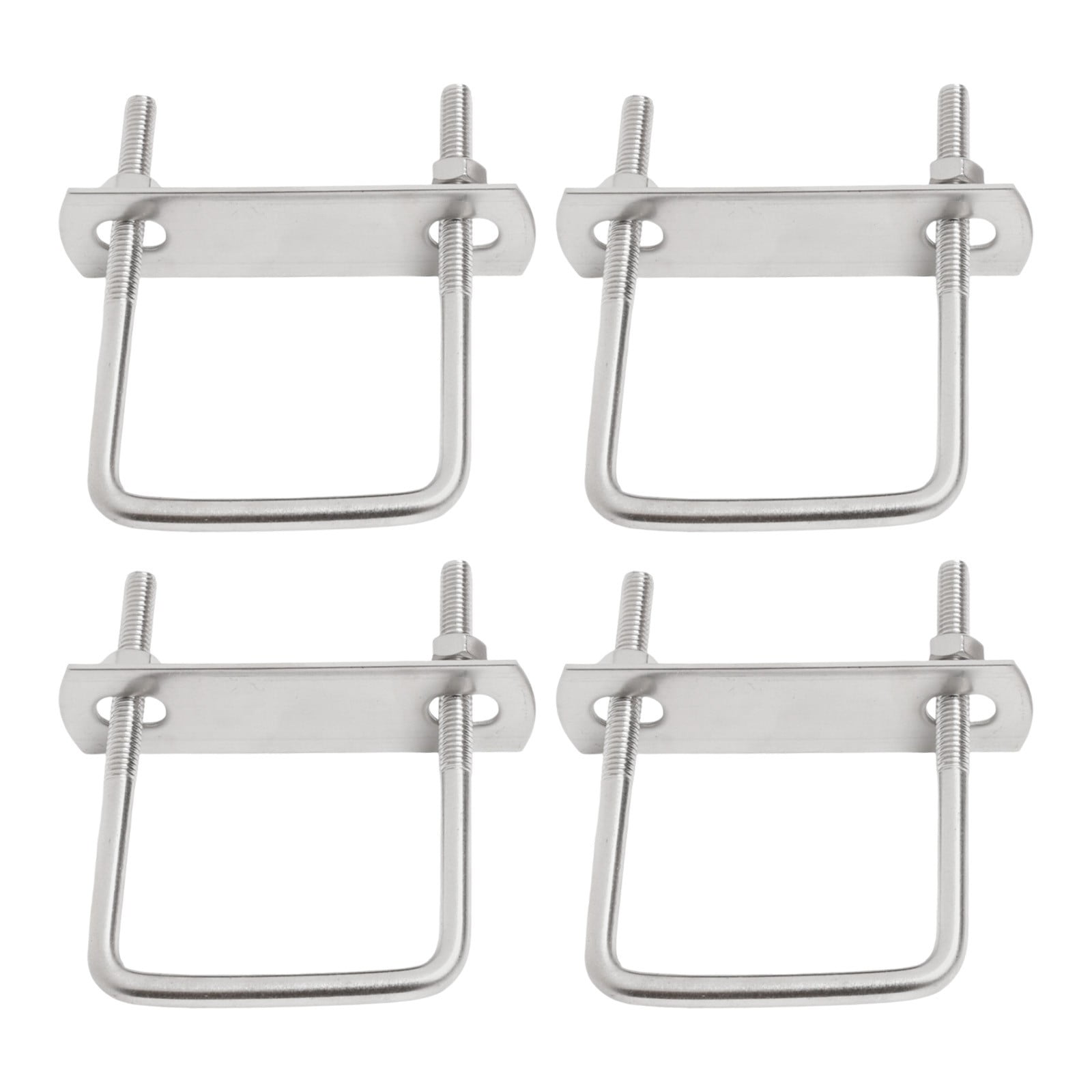 M6 U Bolts Pack Of 4 Size 50Mm X 80Mm Perfect For Secure Installations ...