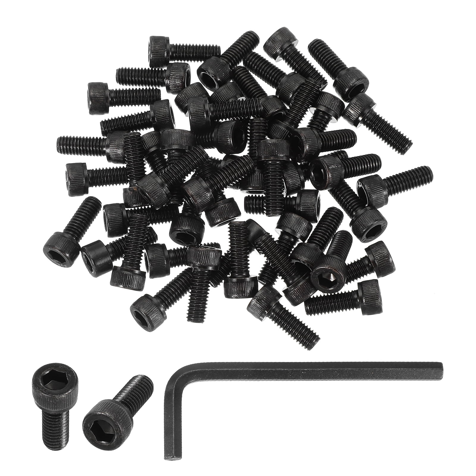 M6 x 16mm Hex Socket Head Screws Cap Bolt, 50 Pack 12.9 Grade Carbon ...