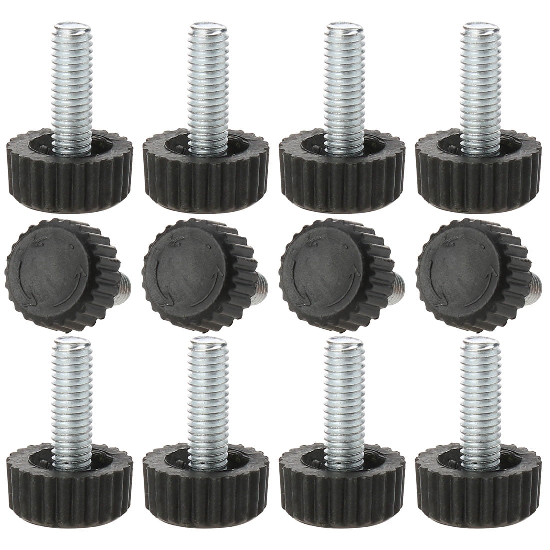 M6 x 18 x 18mm Hand Screw Leveling Feet Adjustable Leveler for Table ...