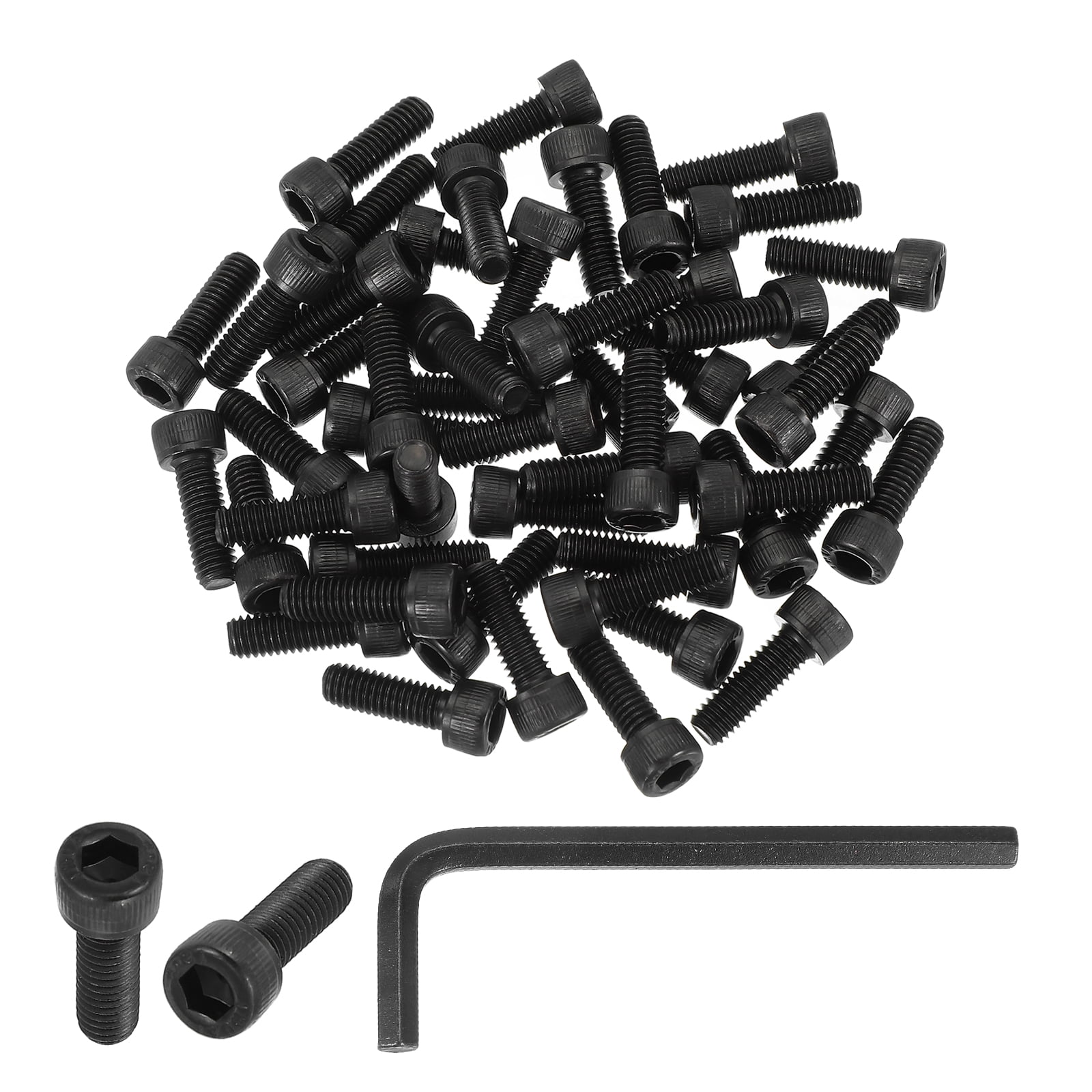 M6 x 18mm Hex Socket Head Screws Cap Bolt, 50 Pack 12.9 Grade Carbon ...