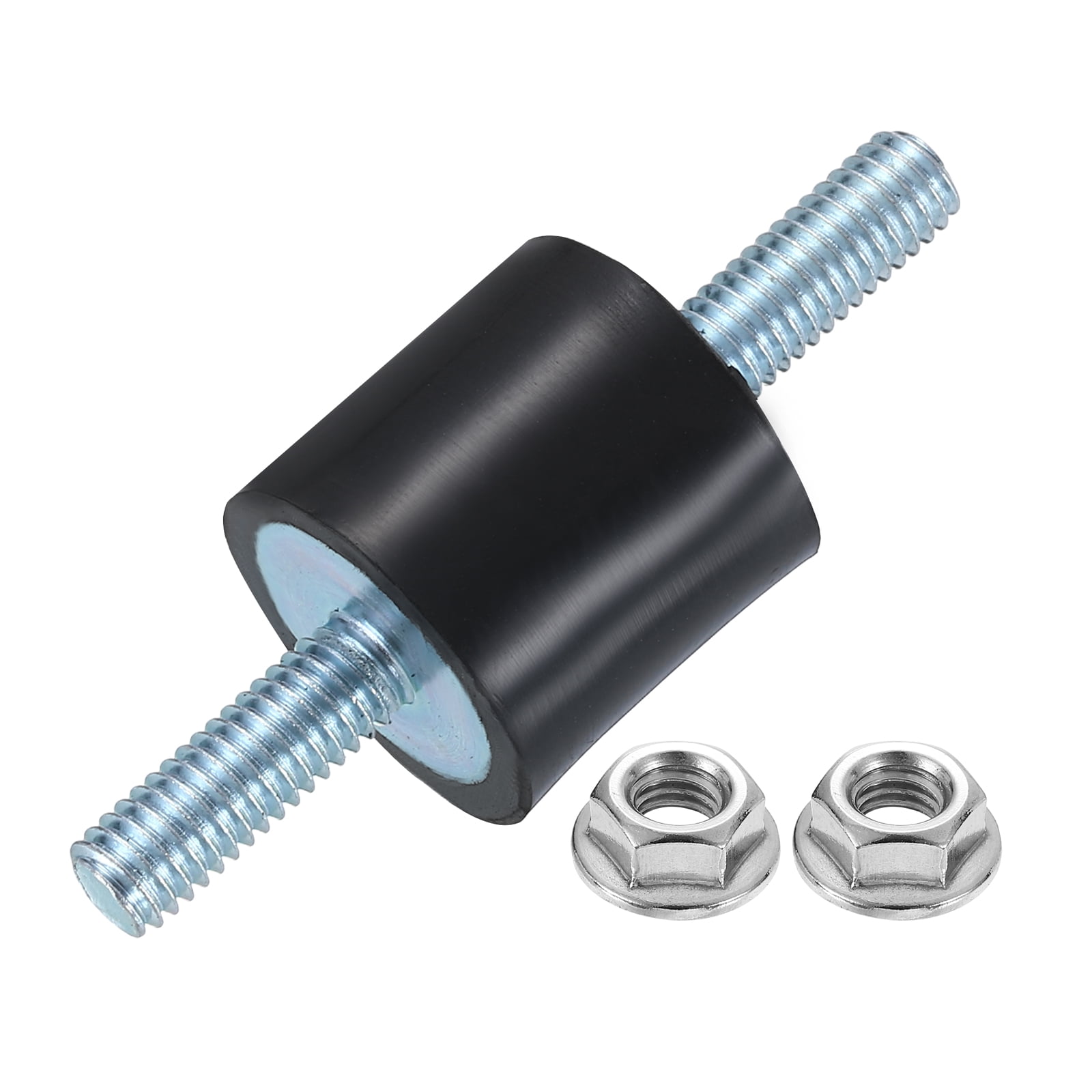 M6 x 18mm Rubber Mounts, 20 x 20mm Rubber Vibration Isolator with Nuts ...