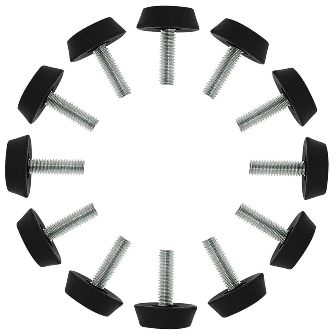 M6 x 20 x 25mm Furniture Glide Leveling Feet Floor Protector for Table ...