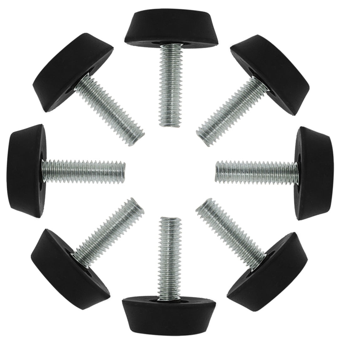 M6 x 20 x 25mm Furniture Glide Leveling Feet Floor Protector for Table ...