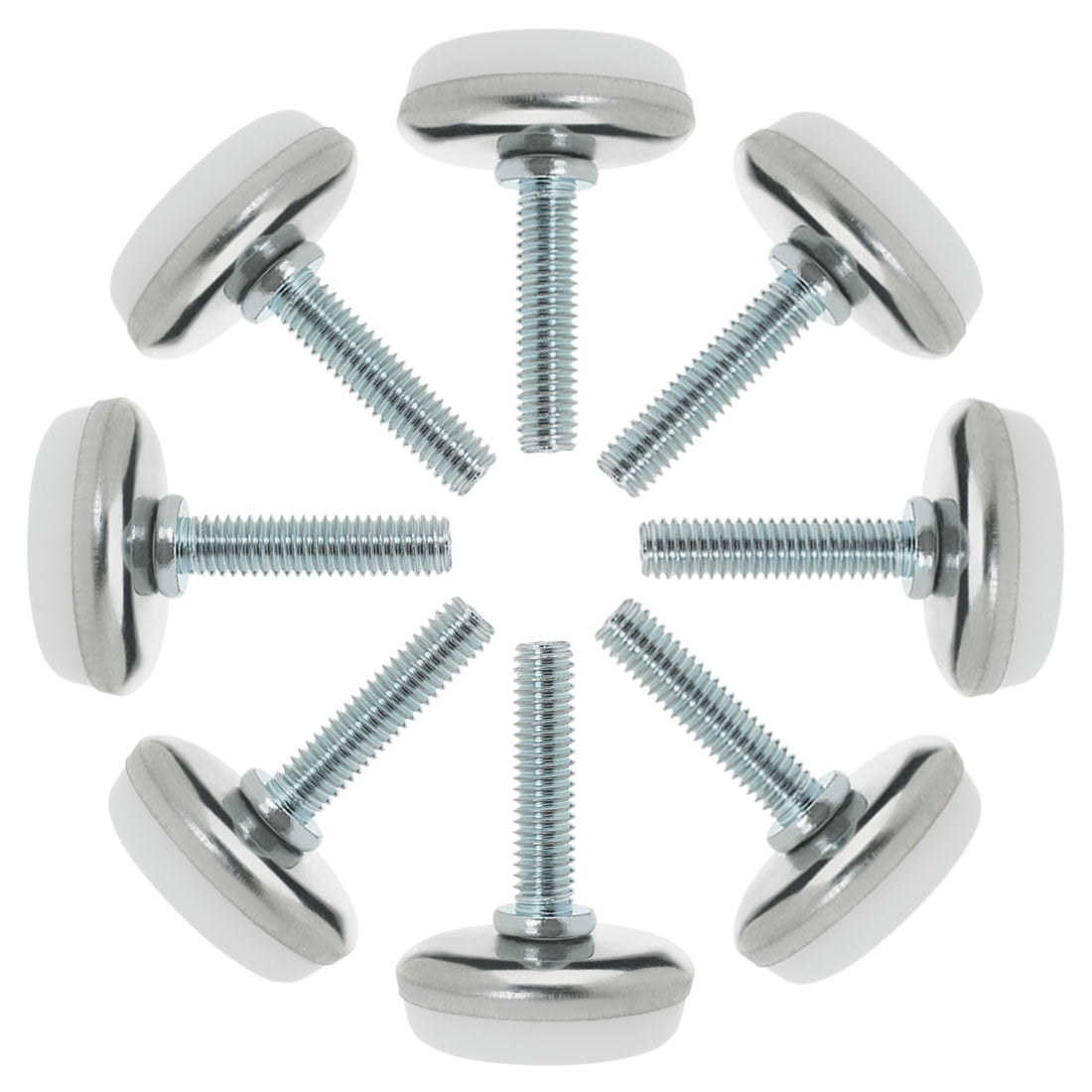 M6 x 25 x 30mm Leveling Feet Adjustable Leveler for Desk Chair Machine ...