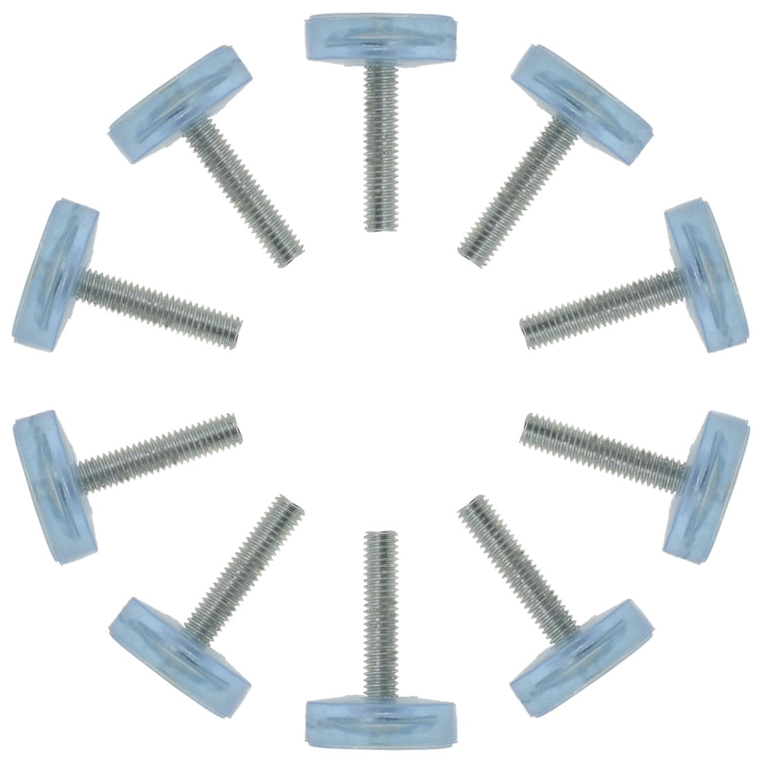 M6 x 28 x 24mm Leveling Feet Adjustable Leveler for Table Machine Leg ...