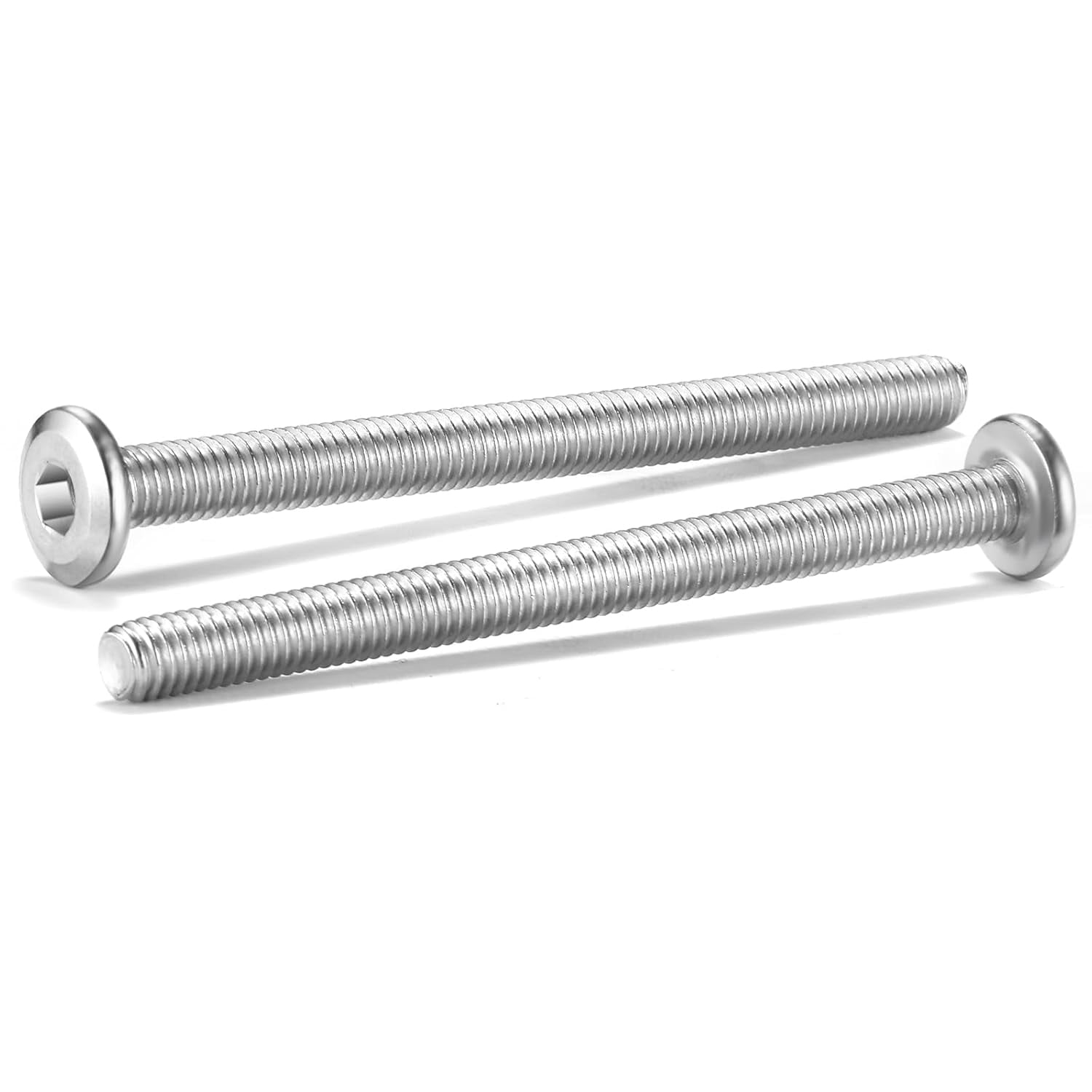 M6 x 80mm 20Pcs Flat Head Hex Socket Cap Screws Bolts, 304 Stainless ...