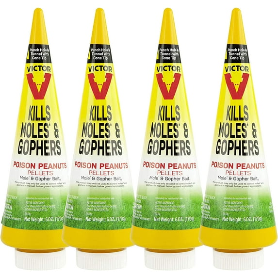 M6006 Outdoor Mole & Gopher Poison Peanuts, Mole and Gopher Killer Bait ...