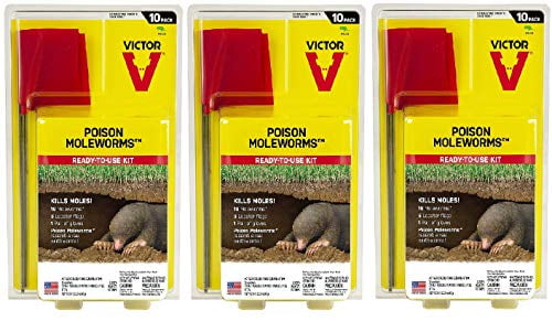 M6009 Poison Moleworms, Yellow - Thrее Расk - Walmart.com