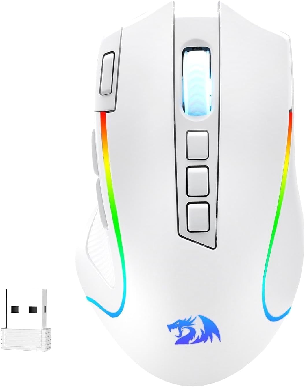 M612 Predator RGB Gaming Mouse, 8000 DPI Wired Optical Mouse with 11 ...