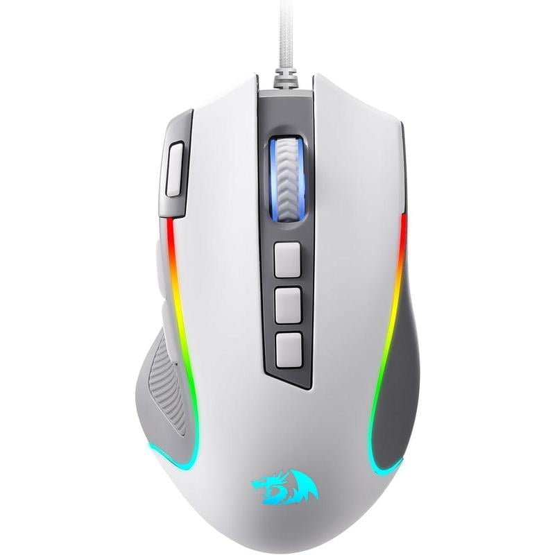 Redragon M612 Predator RGB Gaming Mouse, 8000 DPI Wired Optical Gamer ...