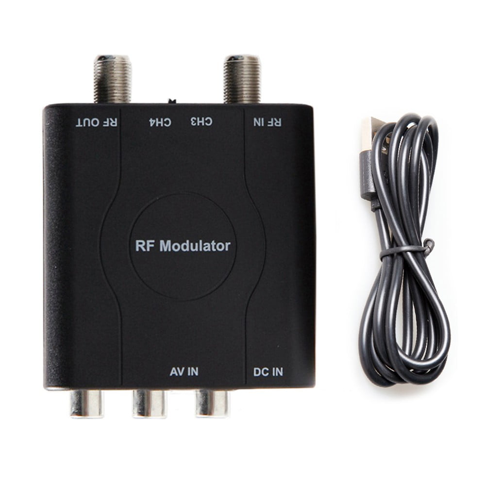M61A RF Analog Signal Modulator AV to RF Converter NTSC CH3/CH4 Channel ...