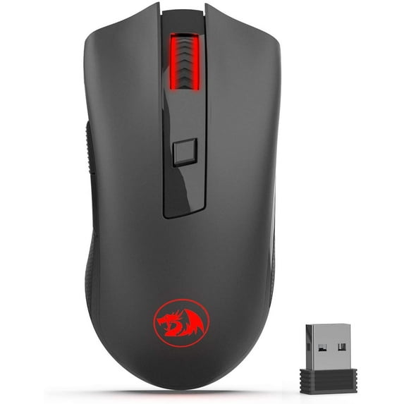 M652 Optical 2.4G Wireless Mouse with USB Receiver, Portable Gaming ...