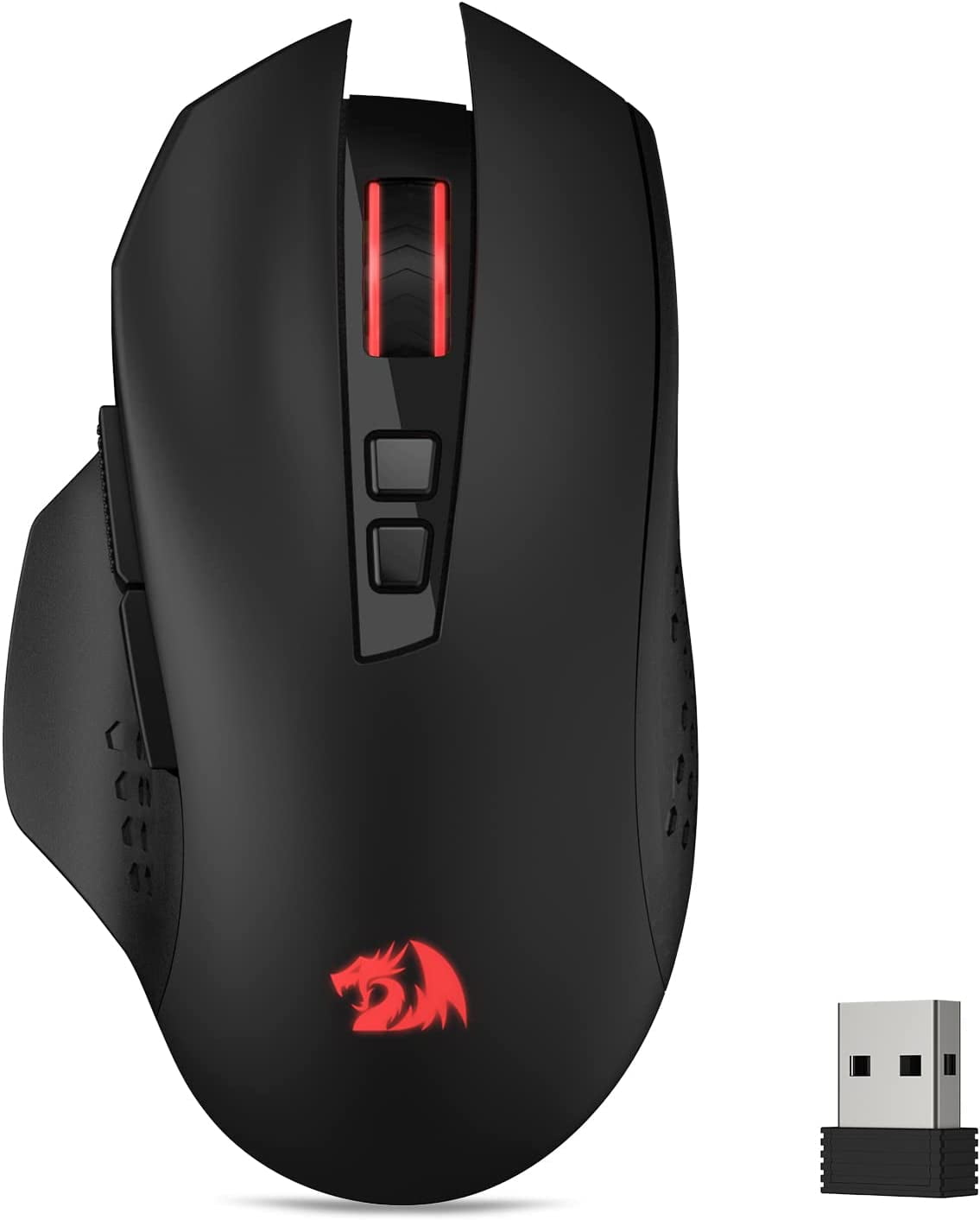 M656 Gainer Wireless Gaming Mouse, 4000 DPI 2.4Ghz Mouse w/ 5 Levels, 7 ...