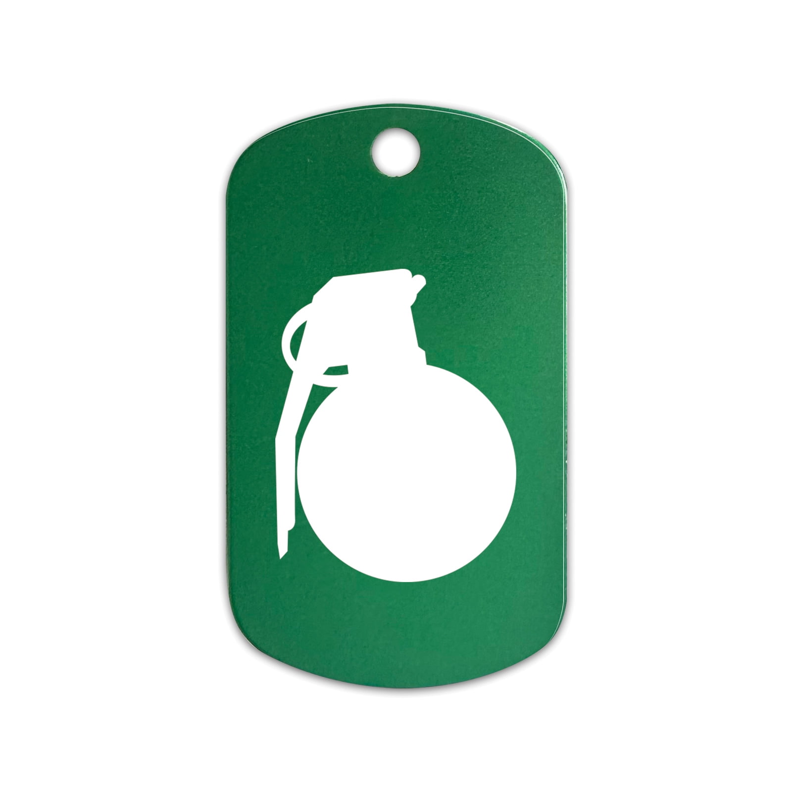 M67 Hand Grenade GI Dog Tag Aluminum Keychain small bomb fragmentation ...