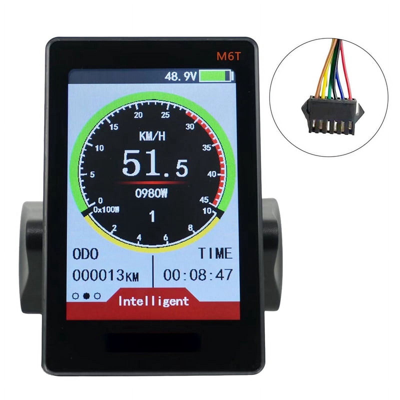 M6T Electric Bike LCD Display Meter 24V-60V Universal E Scooter LCD ...
