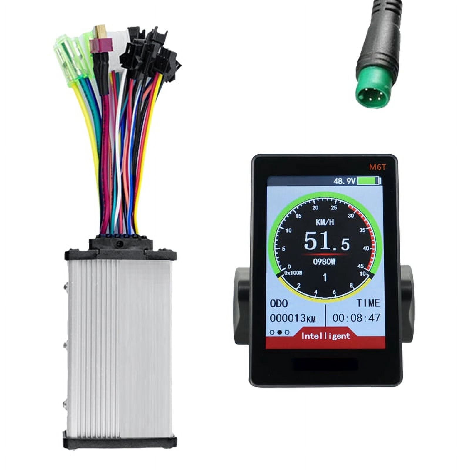 M6T Electric Bike LCD Display Meter+36V 350W Sine Wave Controller Color Screen Univk8597 ...