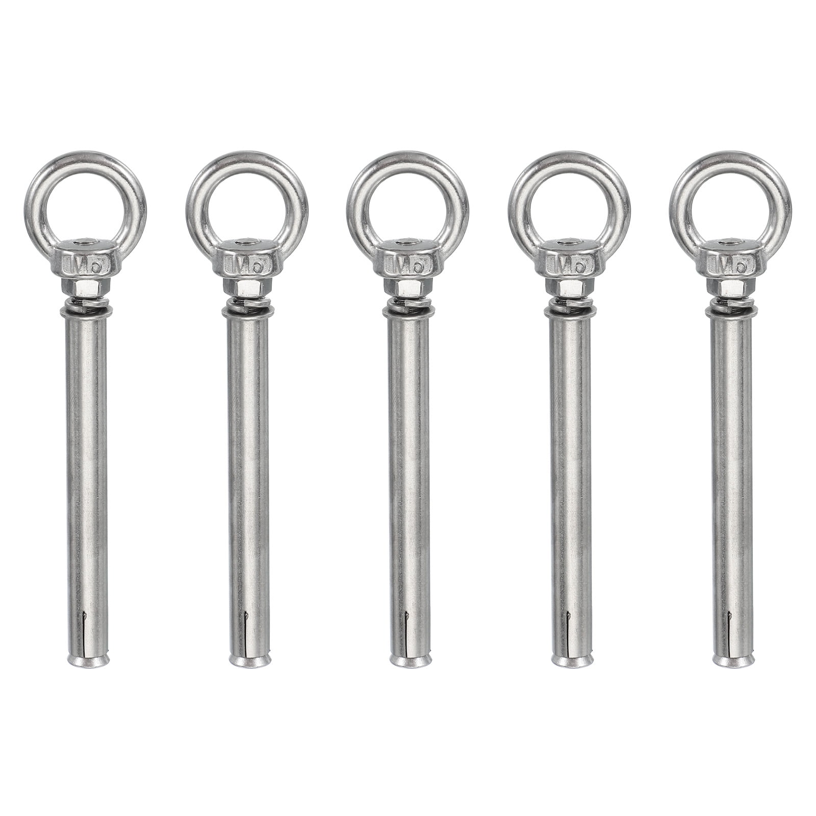 Uxcell Concrete Eye Bolt Expansion Lifting Bolts Fastener M6x100mm ...