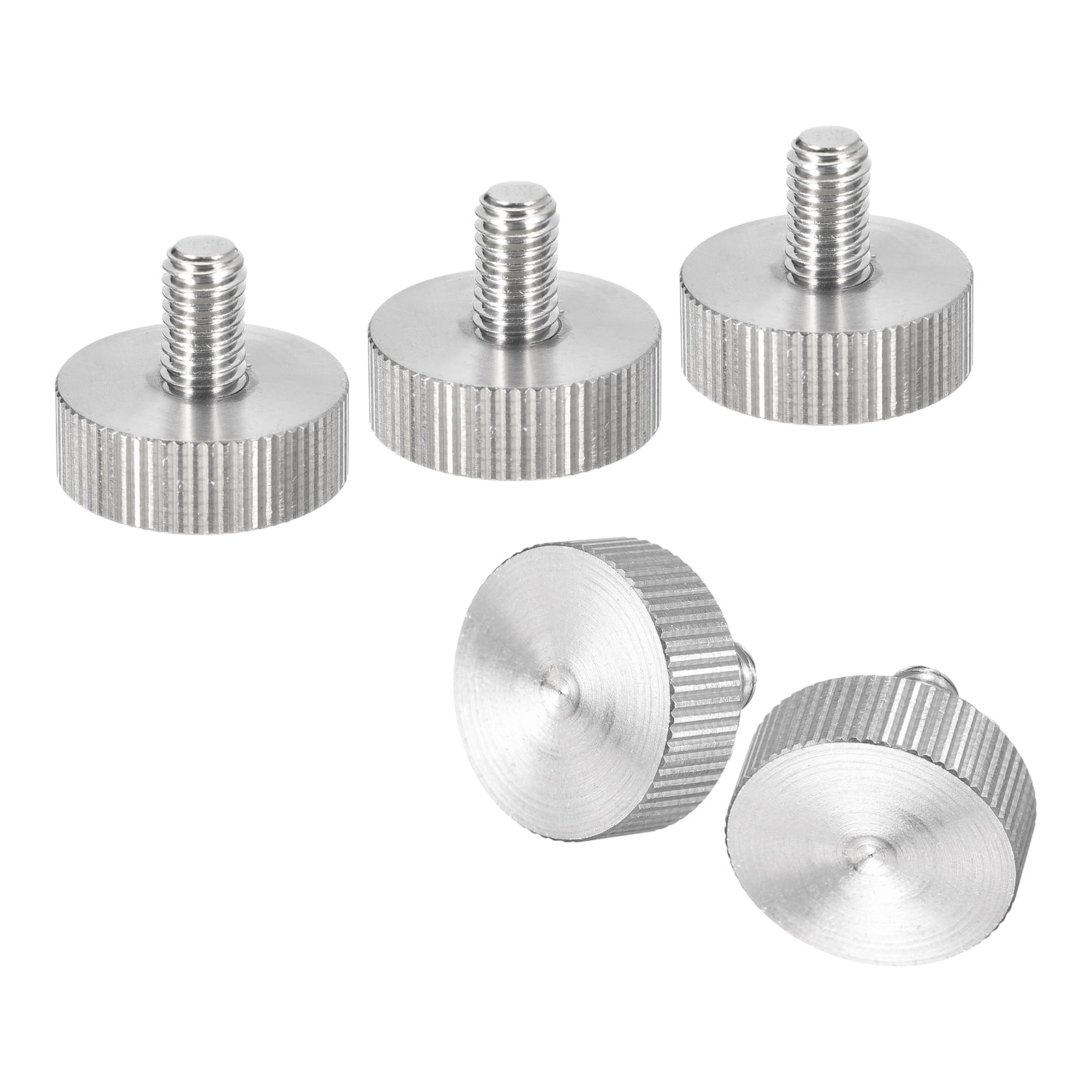 M6x10mm Knurled Thumb Screws, 5 Pack 304 Stainless Steel Flat Knurled Head Bolts - Walmart.com