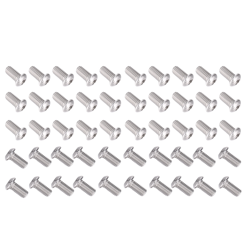 M6x12mm Stainless Steel Hex Socket Button Screws 50 Pcs - Walmart.com