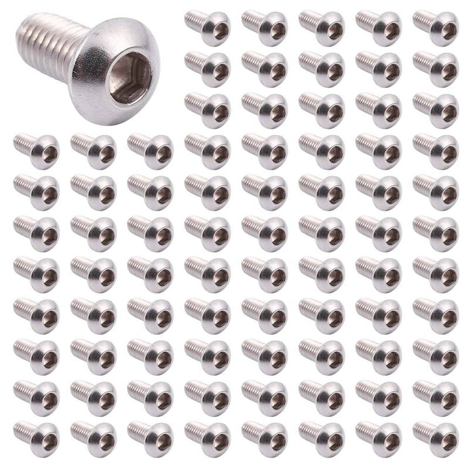 M6x12mm Stainless Steel Hex Socket Button Screws 500 Pcs - Walmart.com