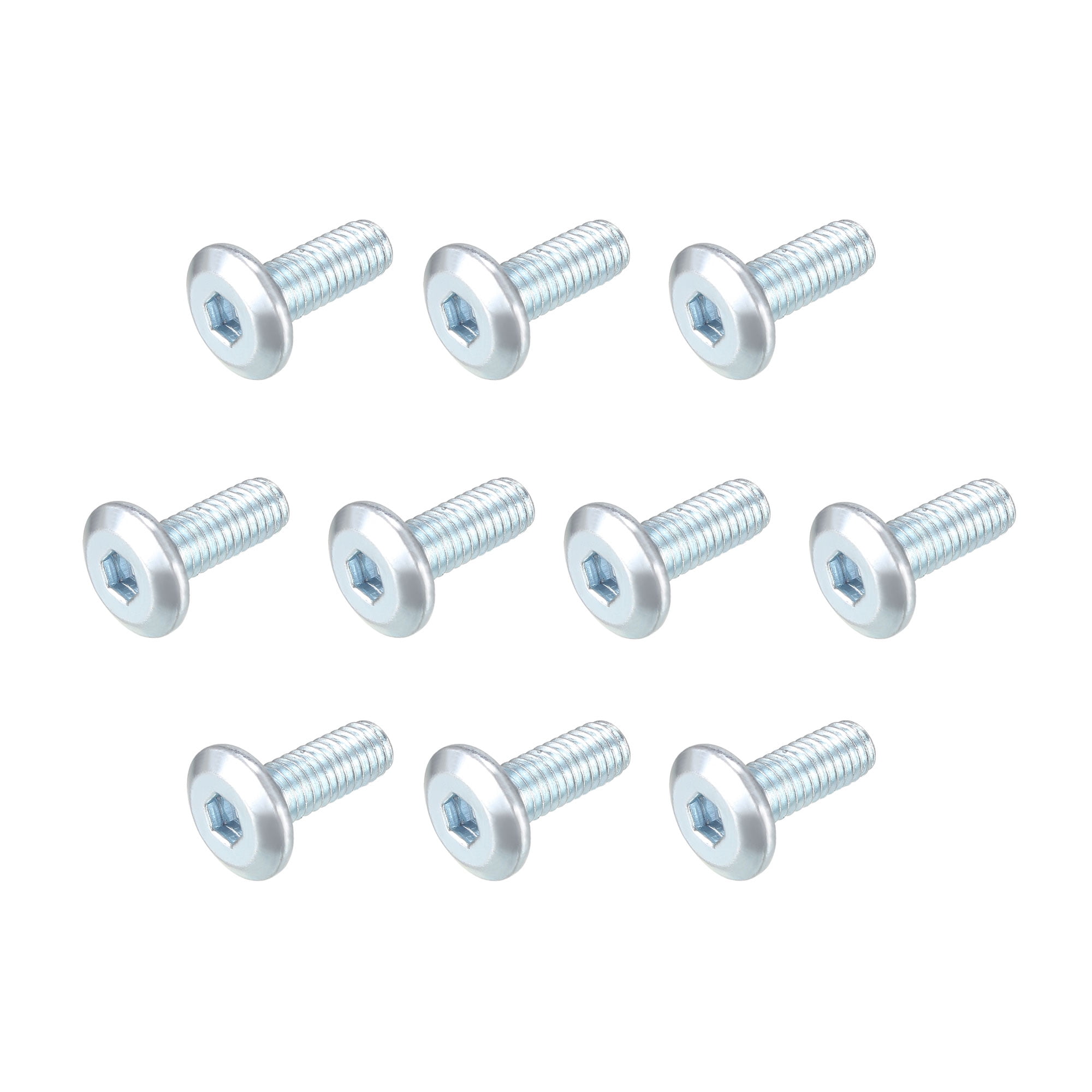 M6x16mm Furniture Screw Hex Socket Cap Machine Screws Zinc Plated ...