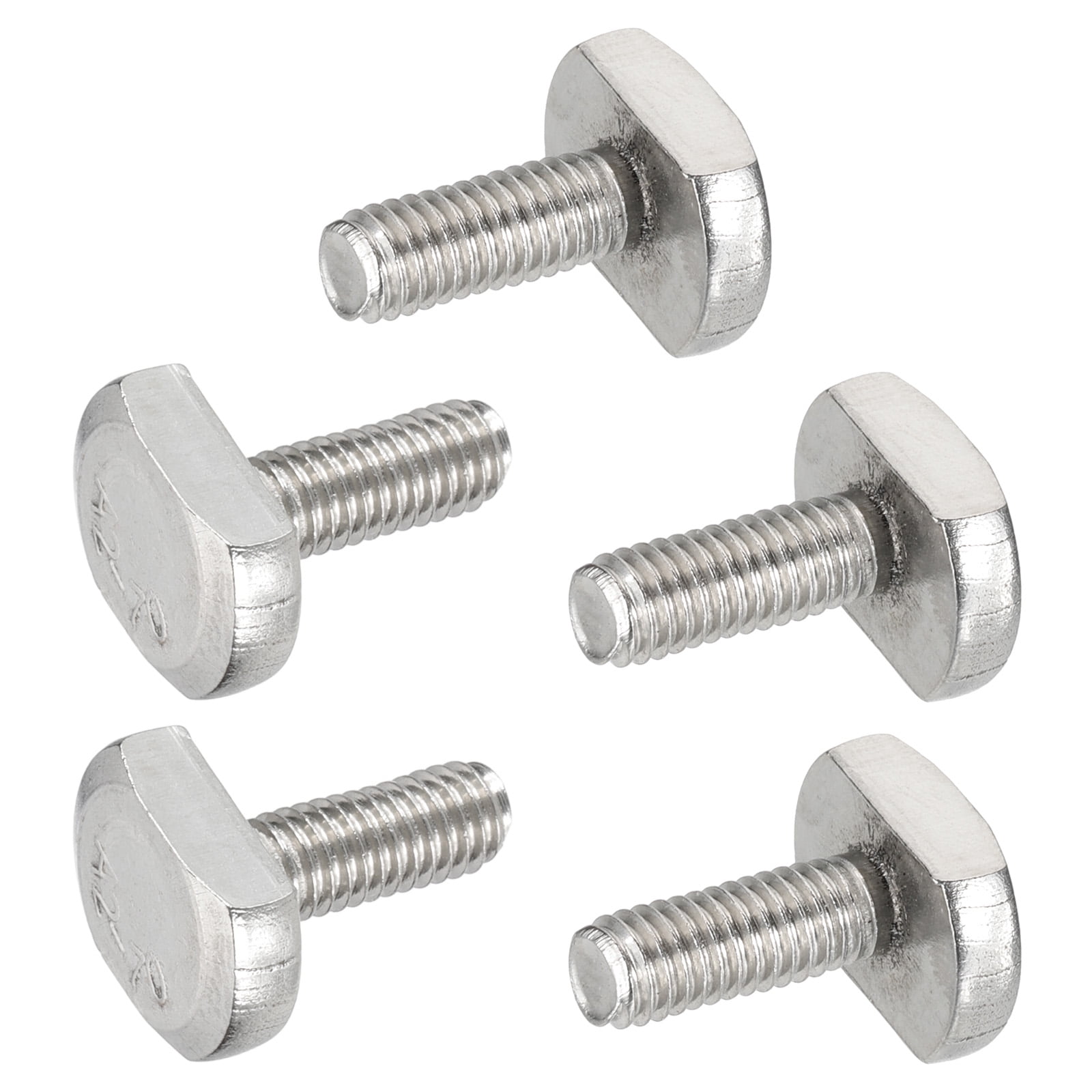 M6x16mm T Slot Bolts 304 Stainless Steel Drop-in Bolt T Shape Stud ...