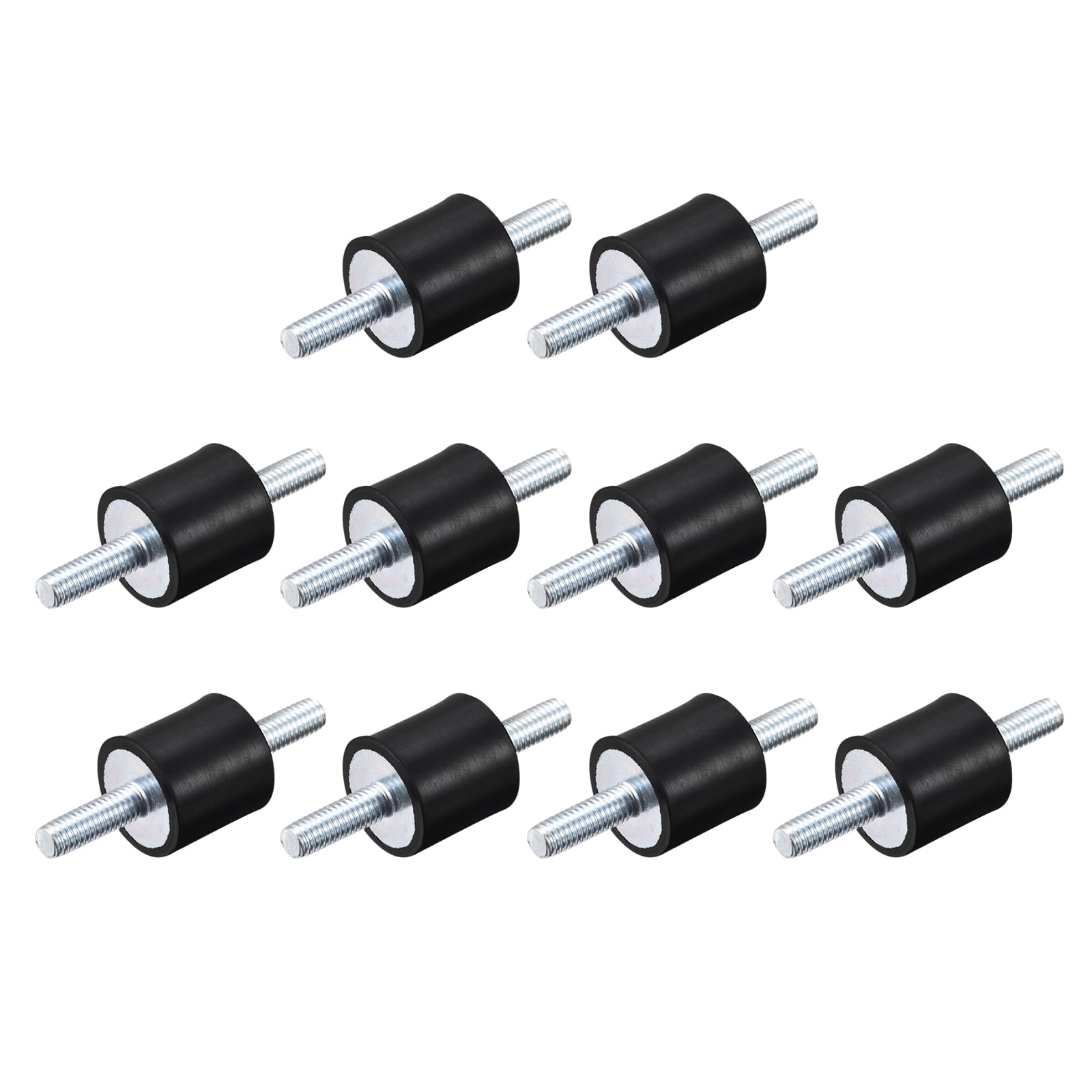 M6x18mm Rubber Mounts, 10 Pack Anti Isolator Studs Shock Absorber Male ...