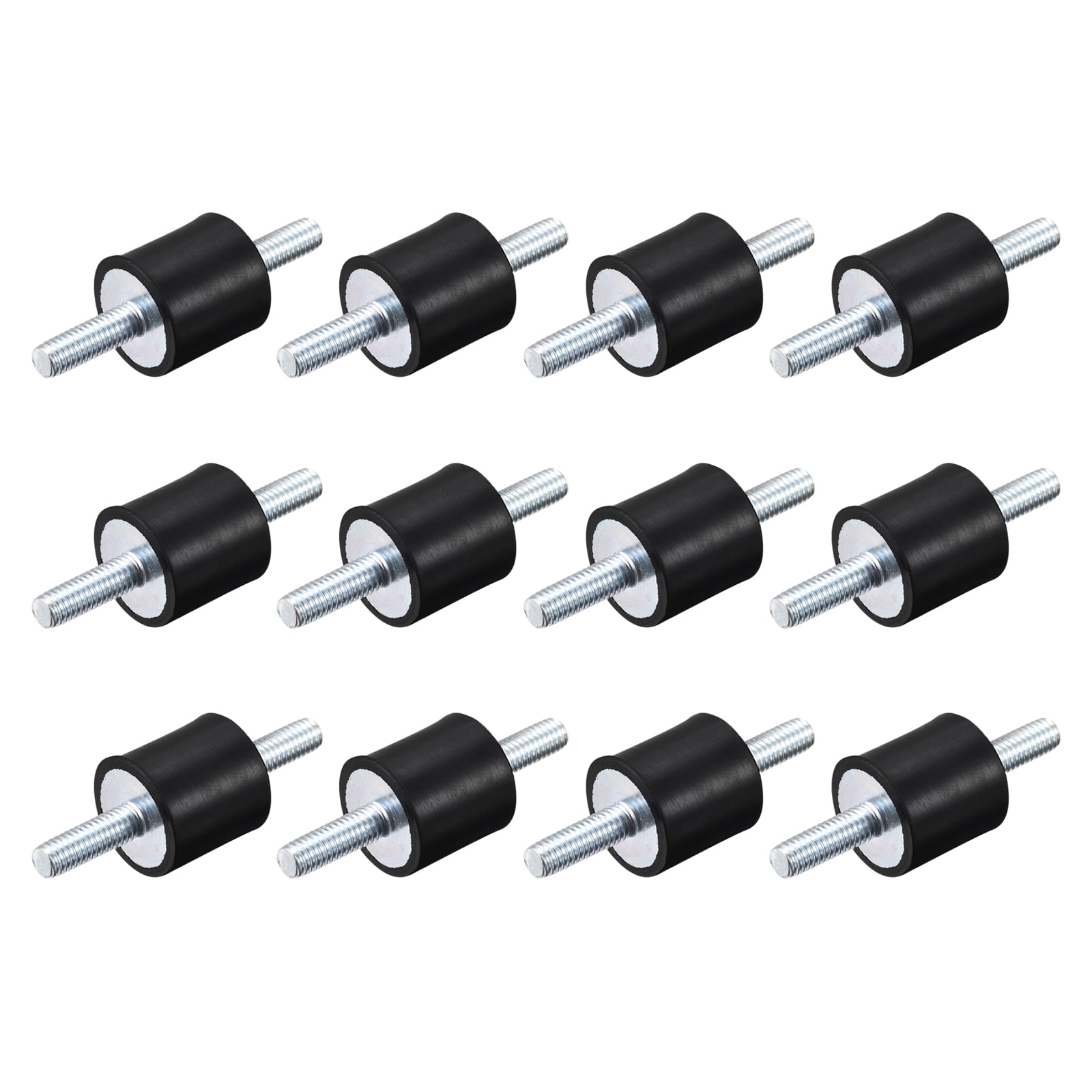 M6x18mm Rubber Mounts, 12 Pack Anti Isolator Studs Shock Absorber Male ...