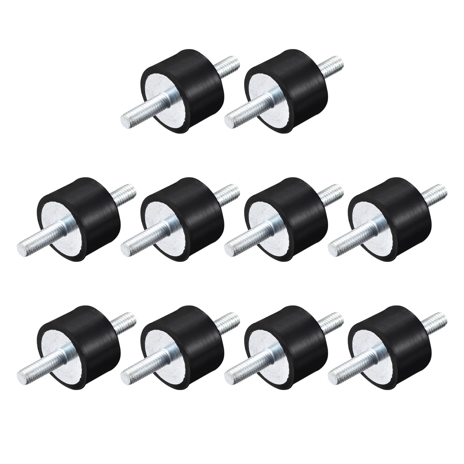 M6x18mm Rubber Mounts, 12 Pack Anti Isolator Studs Shock Absorber Male ...