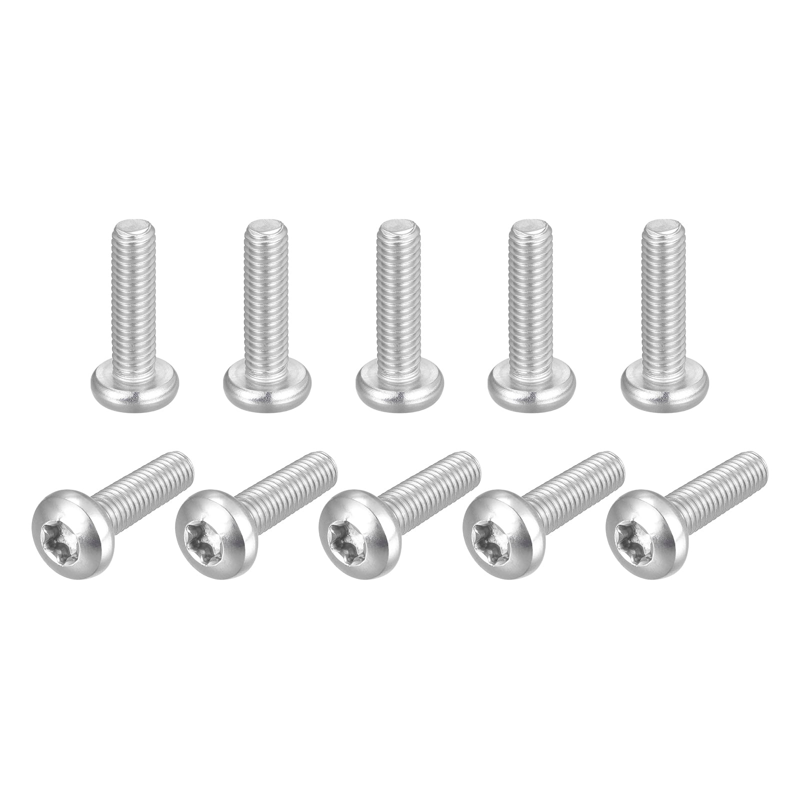 M6x22mm Torx Security Machine Screws, 10 Pack 316 Stainless Steel Pan ...